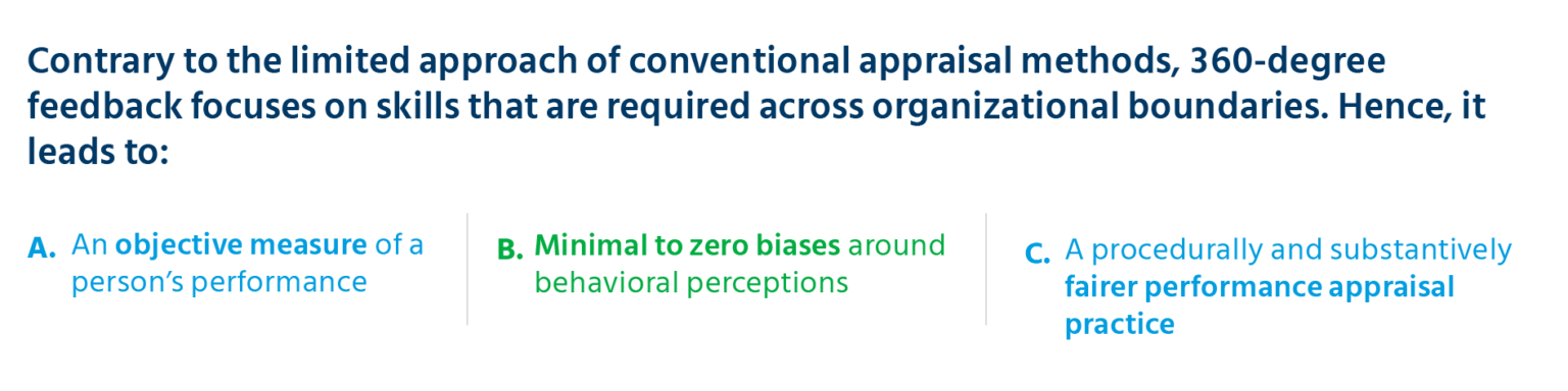 Seven modern performance appraisal methods to boost workforce development