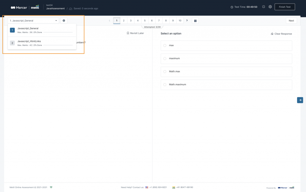 Mercer | Mettl Product Updates