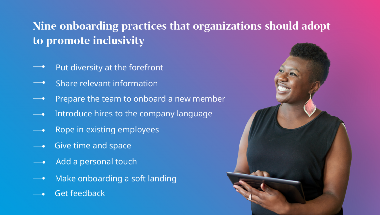 Guide to designing an inclusive onboarding experience for employees